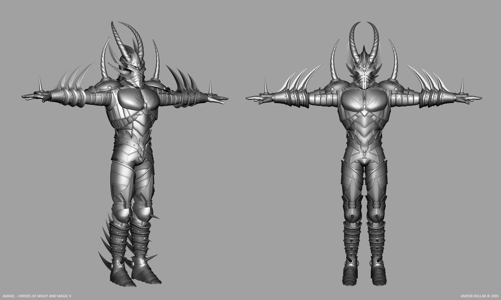 Agrael - Heroes of Might and Magic V | Andor Kollar - Character Artist