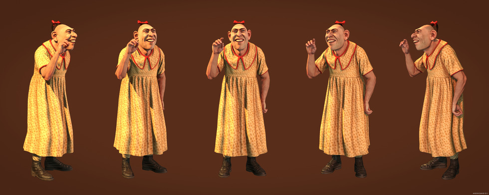 Schlitzie the Pinhead | Andor Kollar - Character Artist